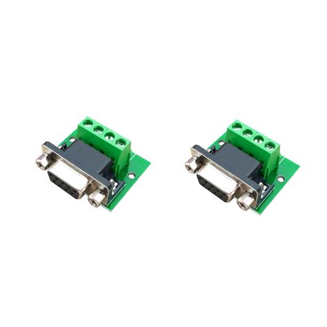 Db9 Terminal Block Female To 4p Adapter Rs232 Breakout Board • Mktechnic