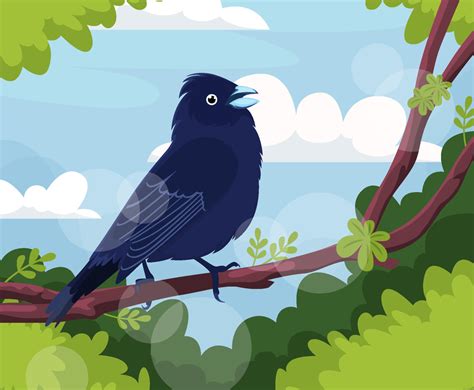 Spring Bird Background Vector Art And Graphics
