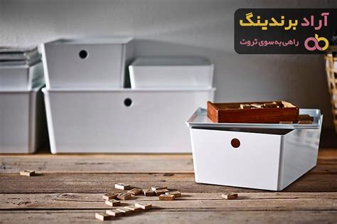 قیمت باکس پلاستیکی درب دار آراد برندینگ