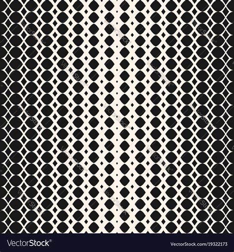 Geometric Halftone Seamless Pattern Hipster Vector Image