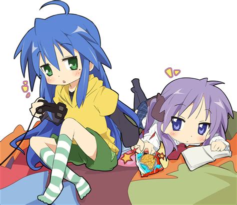 Hiiragi Kagami And Izumi Konata Lucky Star Drawn By Ixy Danbooru