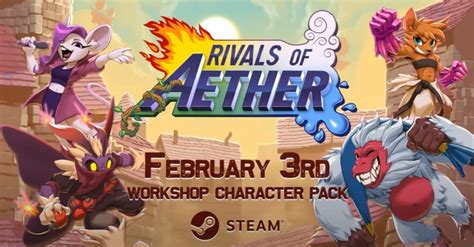 Rivals Of Aether Adds 4 New Fighters Rollback Netcode For Pc On Feb 3 Dot Esports