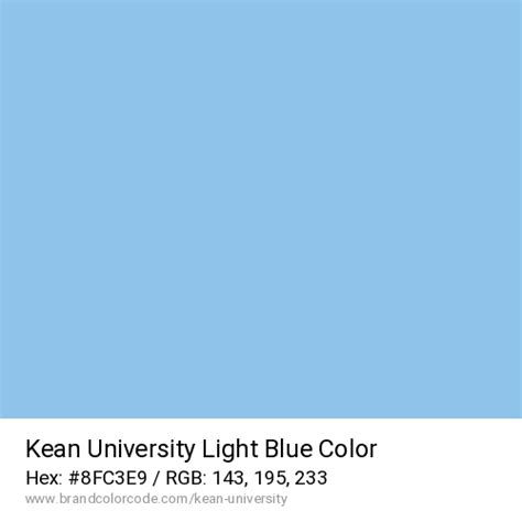 Kean University Brand Color Codes