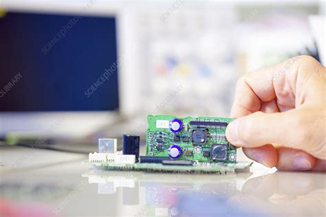 Assembling Electronics Device Stock Image F0223978 Science Photo
