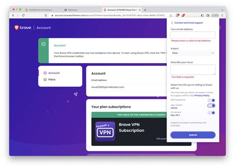 `your Email Address` Textfield Needs Validation · Issue 25860 · Brave
