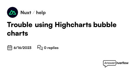 Trouble Using Highcharts Bubble Charts Nuxt