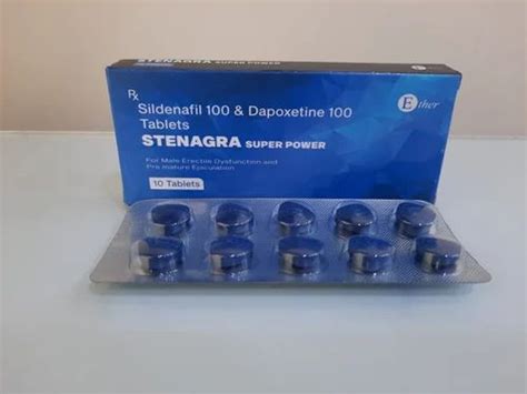 Stenagra Super Power At ₹ 350stripe Malegra Tablets In Ghaziabad Id 2854564076173