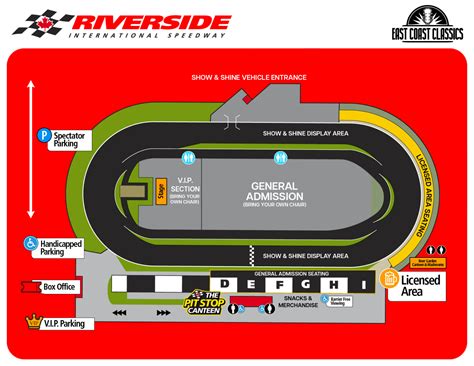 Site Map Riverside International Speedway