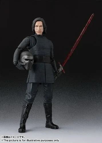 Figura De Acción Kylo Ren Unmasked De Bandai Sh Figuarts