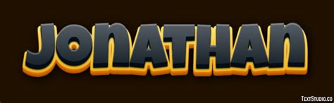 Jonathan Text Effect And Logo Design Name