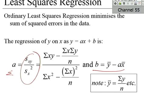 Regression Question Regarding Sum Notation In The Least Squares
