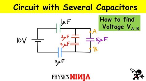 Circuit With Several Capacitors YouTube