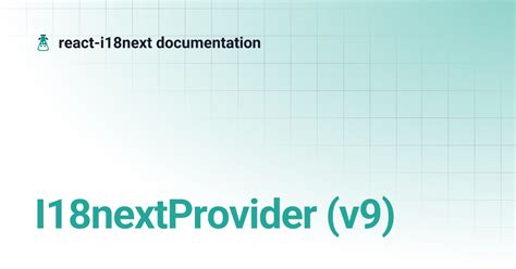 I Nextprovider V React I Next Documentation