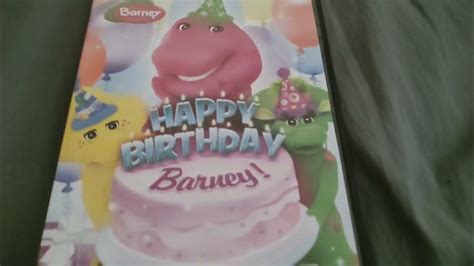 Barney Happy Birthday Barney Dvd Overview Youtube