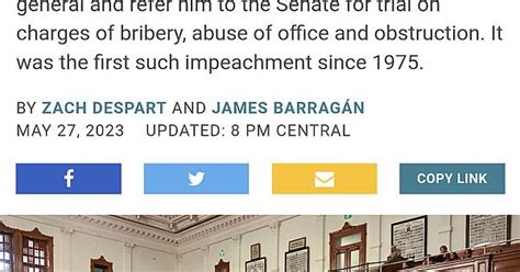 Ken Paxton Impeached Album On Imgur