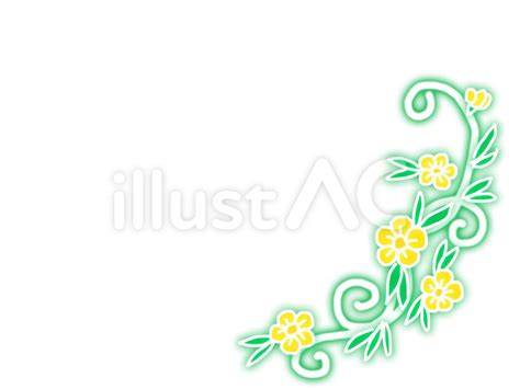 山吹の花枠イラスト No 1008417｜無料イラスト・フリー素材なら「イラストac」