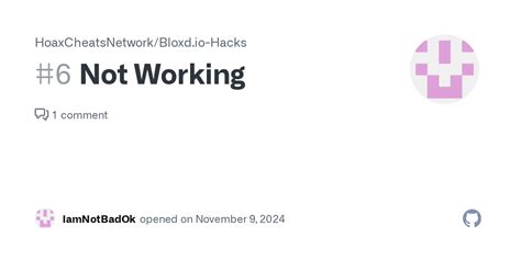 Not Working · Issue 6 · Hoaxcheatsnetwork Hacks · Github