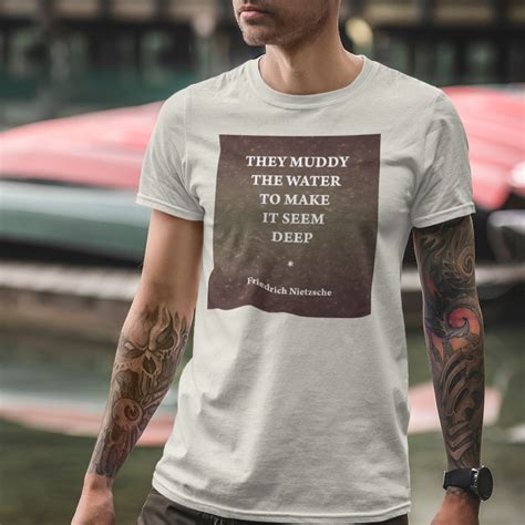 They Muddy The Water To Make It Seem Deep T Shirt Redmolotov