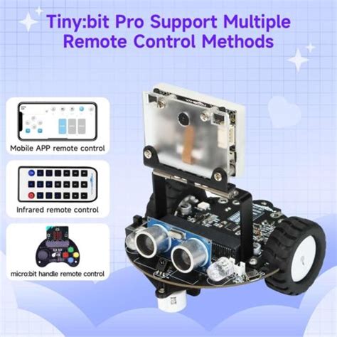 Smart Robot Toy Car Microbit Project Tinybit Pro Upgrade Ai Visual