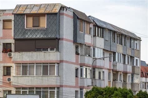 Old Apartment Block From Communist Era In Eastern Europe Communist