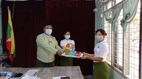 ရန်ကင်းမြို့နယ် စီမံအုပ်ချုပ်ရေးအဖွဲ့ ရုံးဝန်ထမ်းများအား စားနပ်ရိက္ခာနှင့် ကိုဗစ် ၁၉ ကာကွယ