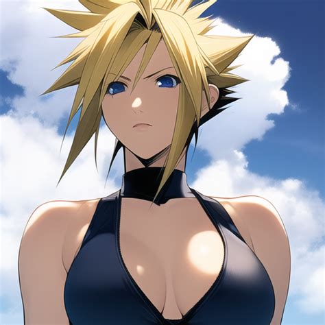 Rule 34 Ai Generated Cloud Strife Final Fantasy Final Fantasy Vii