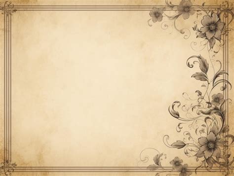 Classic Background Ornamental Frame Premium Ai Generated Image