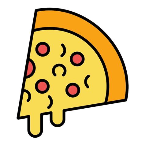 Premium Vector Pizza Flat Illustration