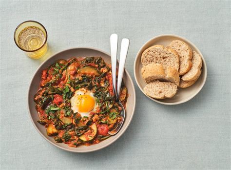 Shakshuka met brood recept Allerhande Albert Heijn België