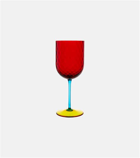 Murano Red Wine Glass In Red Dolce Gabbana Casa Mytheresa