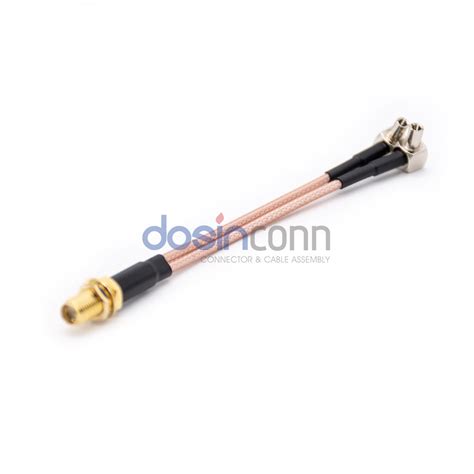 Sma Jack To Ts9 Plug Rf Cable Assemblies 10cm Rg316 Cable 50ohm