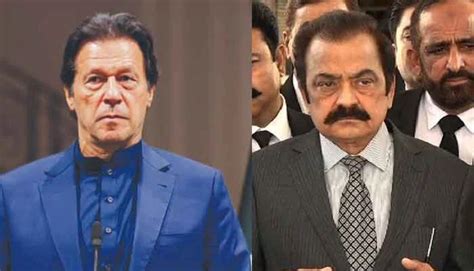 Imran Khan To Be Hanged Upside Down Warned Rana Sanaullah Khan The