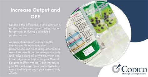 Codico Distributors On Linkedin Increase Output And Oee