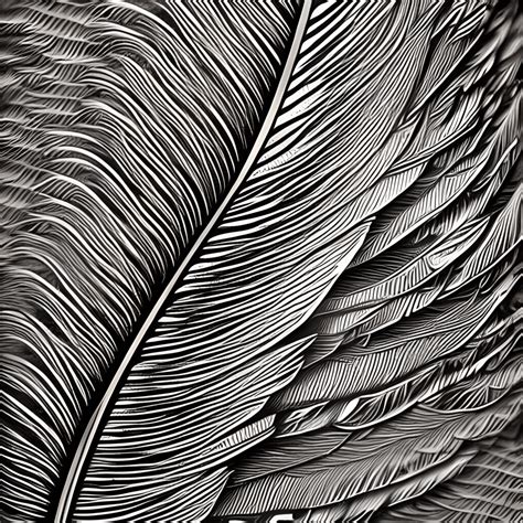 Feather Texture Pattern Hyper Realistic Intricate Detail · Creative Fabrica