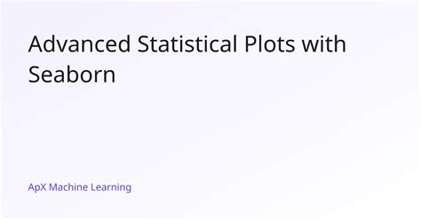 advanced statistical plots with seaborn