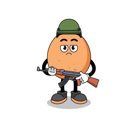 Cartoon Of Egg Soldier Stock Vector Illustration Of Food 244296989