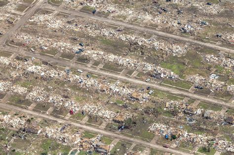 Photos The Path Of Destruction From Above