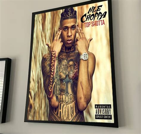 Nle Choppa Top Shotta Album Poster Etsy