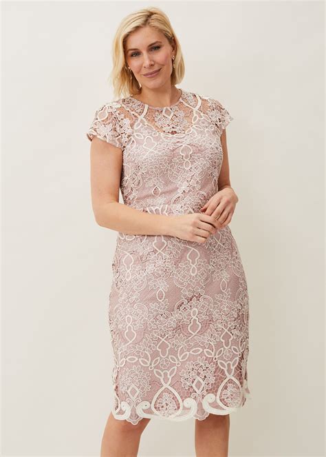 Frances Lace Fitted Dress Phase Eight Uk