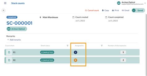 How To Create And Complete A Stock Count Web InFlow Inventory