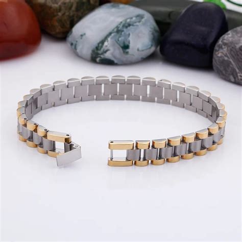 Dropship Mens Fashion Titanium Steel Strap Personality Bracelet To
