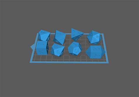 Dice Stl Files Ready To Print Rpg Dice Lobster Etsy