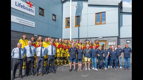 Barry Dock Rnlis New Shannon Class Lifeboat Officially On Service Rnli