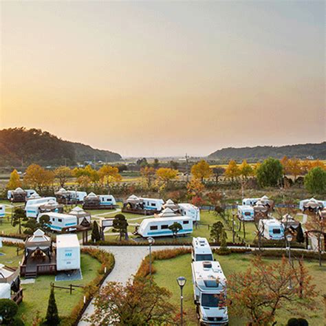 충남 아산 파라다이스 스파 도고 카라반 캠핑장