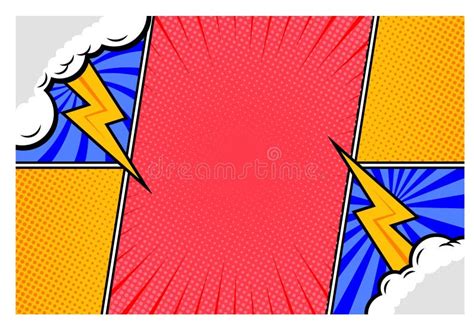 Style Comic Book Background Pop Art Vector Stock Vector Illustration
