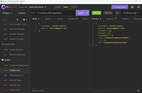 GitHub Bzoulko Module Challenge NoSQL Challenge Social Network API