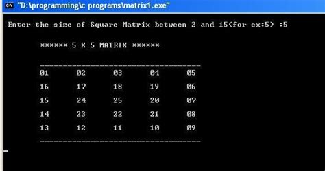 C Programs Blog Print A Multi Dimensional Array In Snail Shell Way