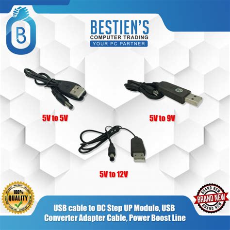 USB Cable To DC Step UP Module USB Converter Adapter Cable Power Boost Line Lazada PH
