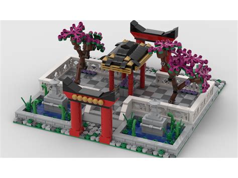 Lego Moc Modular China Town Street Build From 6 Mocs By Gabizon